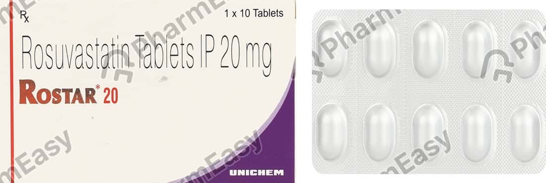 Rostar 20 MG Tablet (10): Uses, Side Effects, Price & Dosage | PharmEasy