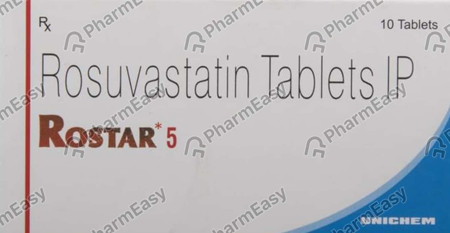 Rostar 5 MG Tablet (10): Uses, Side Effects, Price & Dosage | PharmEasy