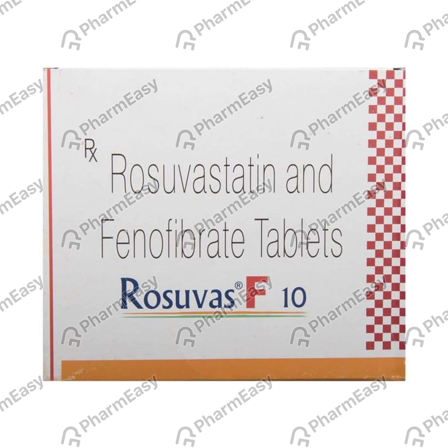 Rosuvas F 10mg Strip Of 10 Tablets: Uses, Side Effects, Price & Dosage ...