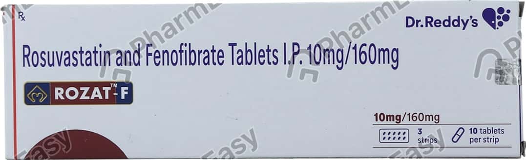 Rosuvas F 10mg Strip Of 15 Tablets: Uses, Side Effects, Price, Dosage ...