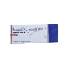 Buy Rozucor F 10mg Tablet Online at Flat 18% OFF* | PharmEasy