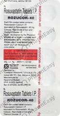 Rozucor 40 MG Tablet (10): Uses, Side Effects, Price & Dosage | PharmEasy