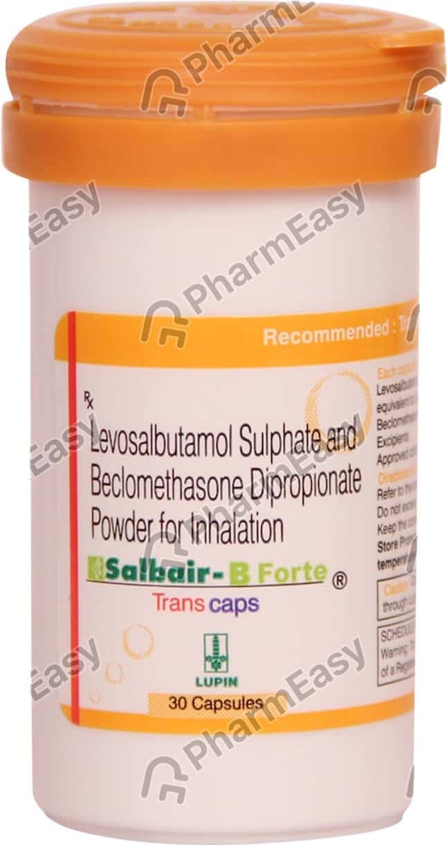 Salbair B Forte Transcaps 100/200mcg Bottle Of 30 Capsules: Uses, Side ...