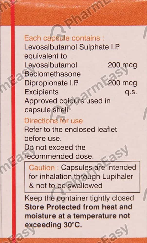 Salbair B Forte Transcaps 100/200mcg Bottle Of 30 Capsules: Uses, Side ...