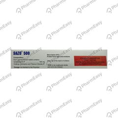 Sazo 500 MG Tablet (10): Uses, Side Effects, Price & Dosage | PharmEasy