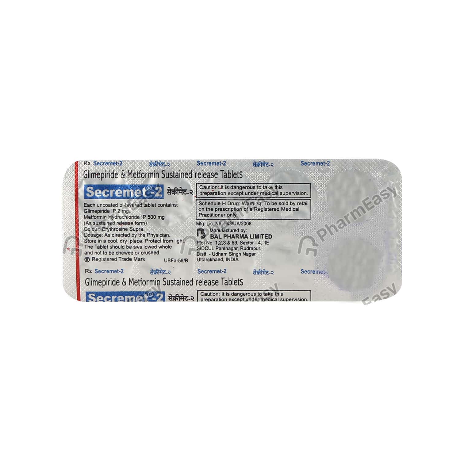 Secremet 2mg Tablet - Uses, Side Effects, Dosage, Composition & Price ...