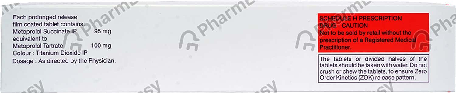 Seloken Xl 100 MG Tablet (15): Uses, Side Effects, Price & Dosage ...