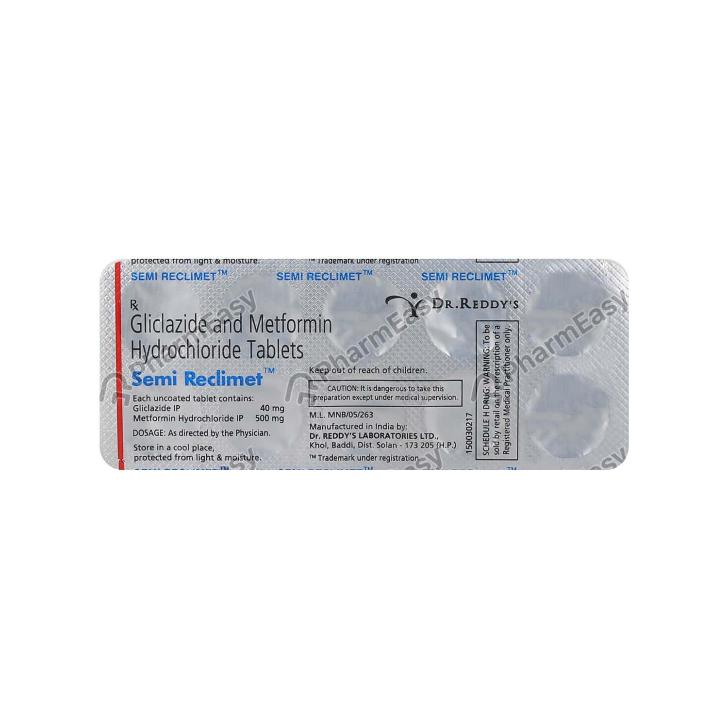 Buy Semi Reclimet Strip Of 10 Tablets Online at Flat 18% OFF* | PharmEasy