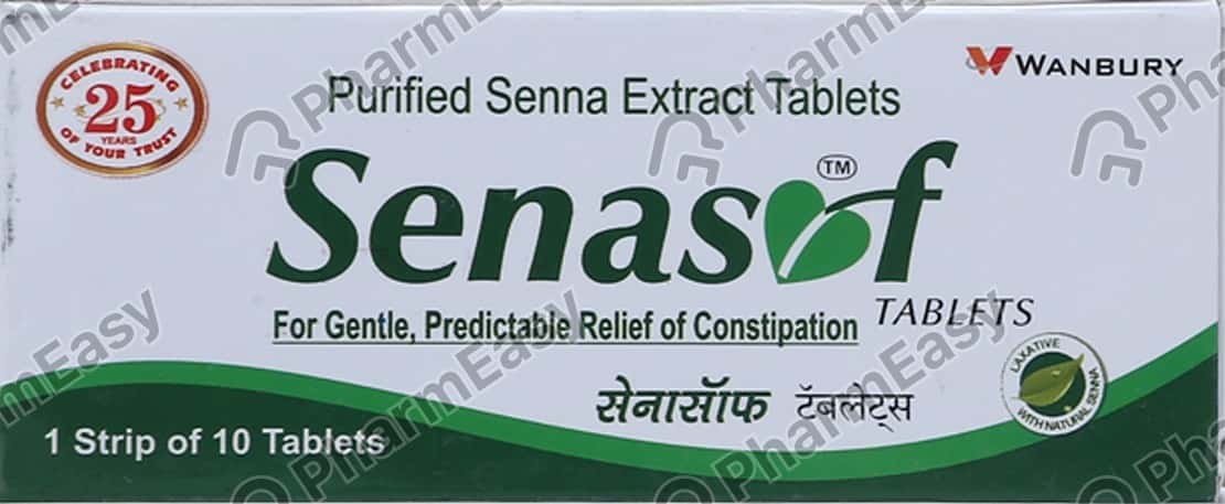 Buy Senasof 12 MG Tablet (10) Online & Save Up to 24% at PharmEasy