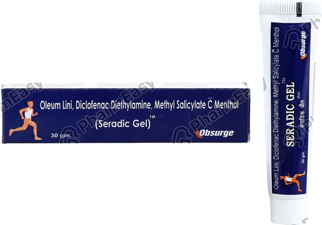 Seradic 1.16 % Gel (30): Uses, Side Effects, Price & Dosage | PharmEasy