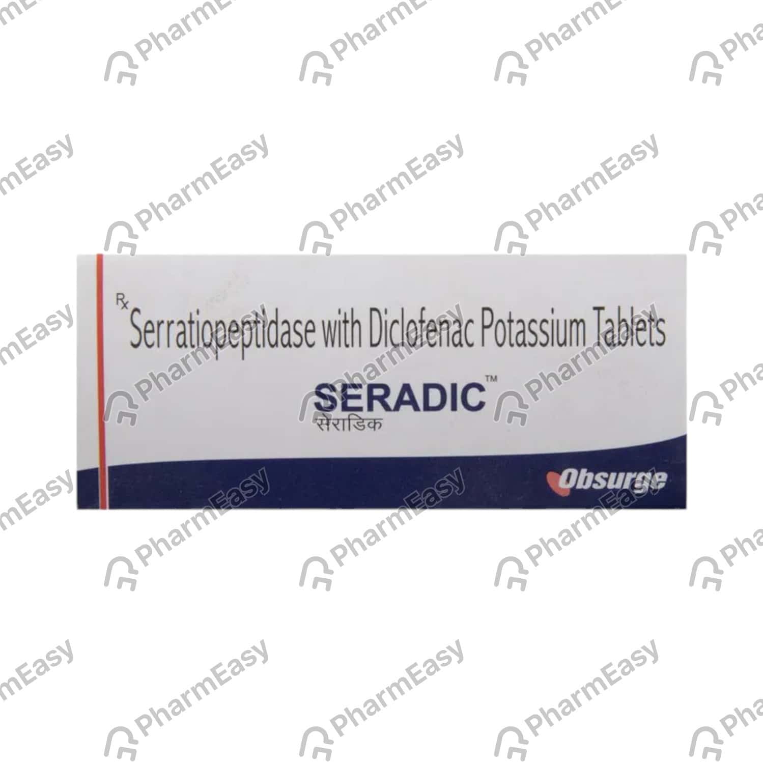 Seradic Strip Of 10 Tablets: Uses, Side Effects, Price & Dosage | PharmEasy