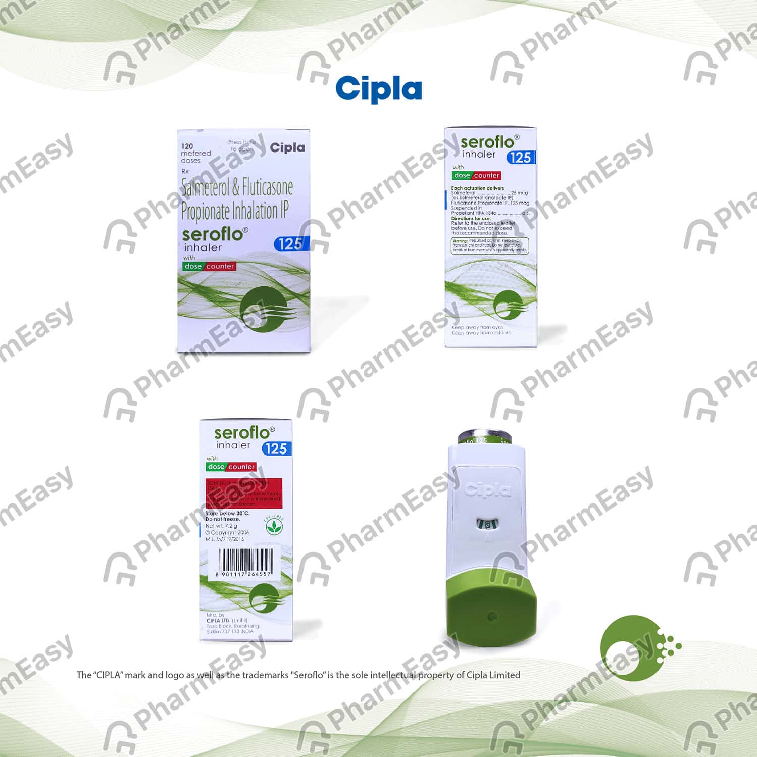 Seroflo 125mcg Box Of 120md Inhaler: Uses, Side Effects, Price, Dosage ...