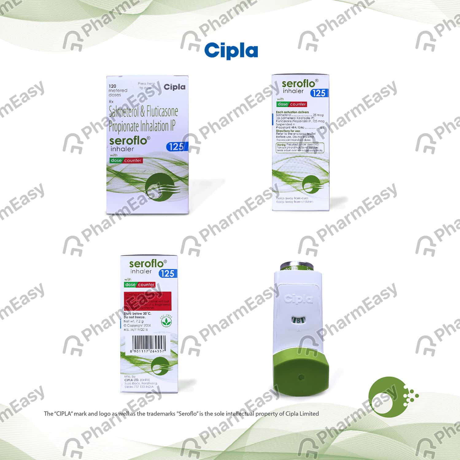 Seroflo 125mcg Box Of 120md Inhaler: Uses, Side Effects, Price, Dosage ...