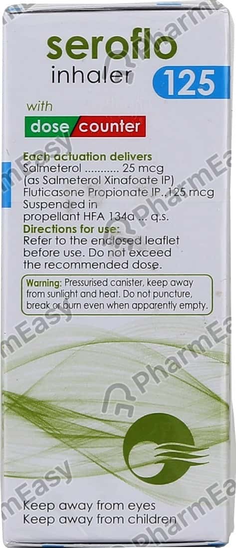Seroflo 125mcg Box Of 120md Inhaler: Uses, Side Effects, Price, Dosage ...