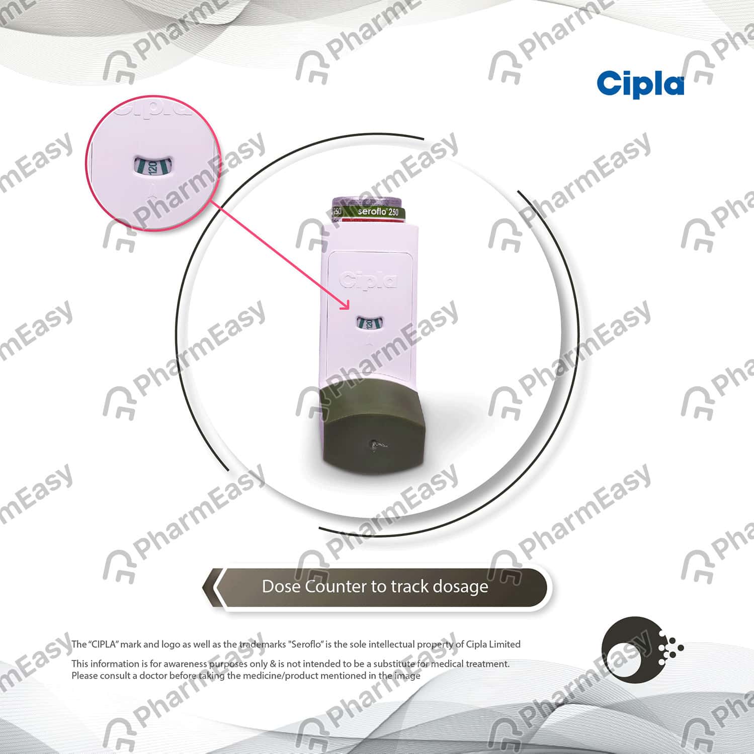 Seroflo 250mcg Box Of 120md Inhaler: Uses, Side Effects, Price & Dosage ...