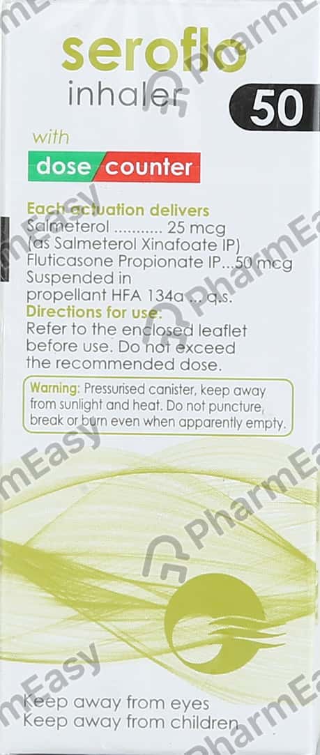 Seroflo 50mcg Box Of 120md Metered Dose Inhaler: Uses, Side Effects ...