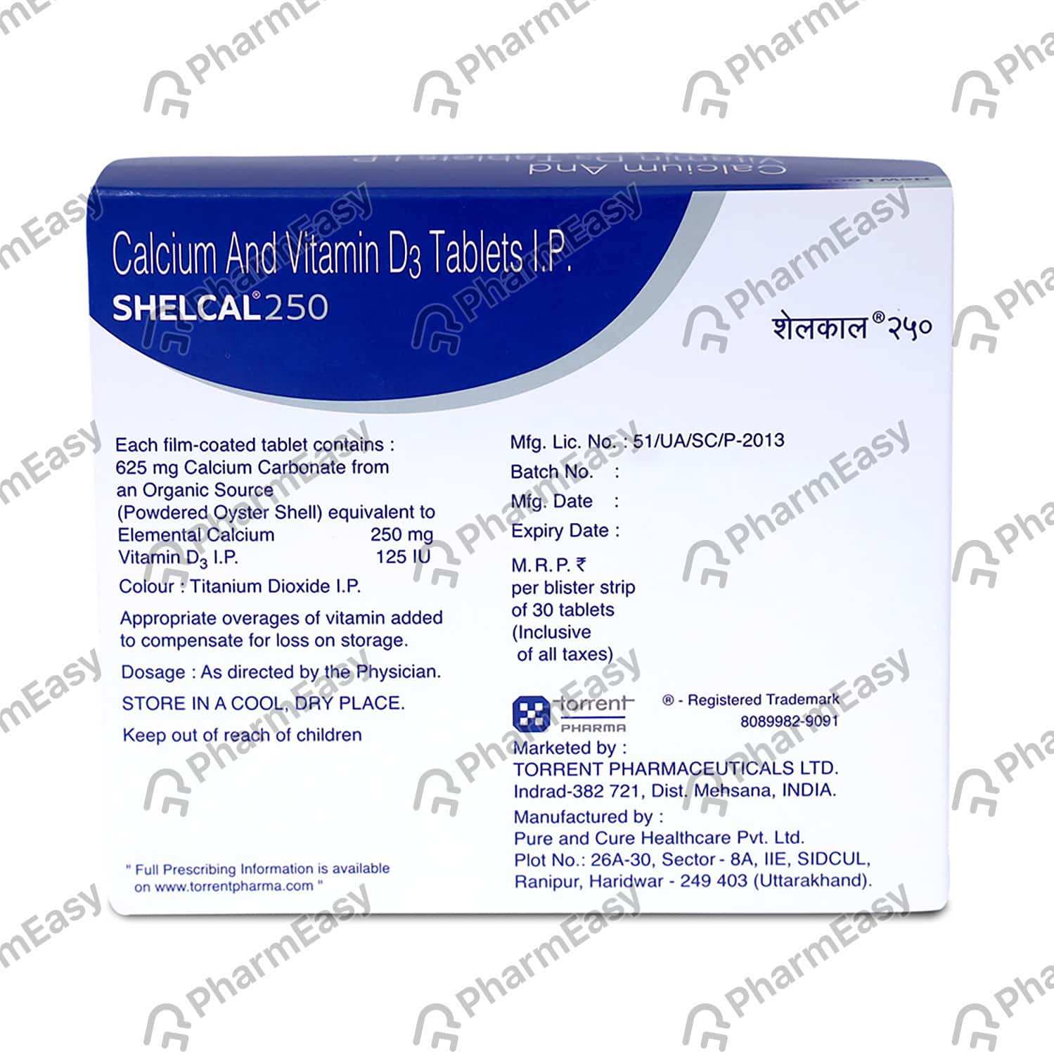 Buy SHELCAL 250MG STRIP OF 30 TABLETS Online & Get Upto 60% OFF at ...