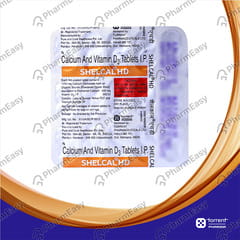 Shelcal Hd Strip Of 15 Tablets: Uses, Side Effects, Price & Dosage ...