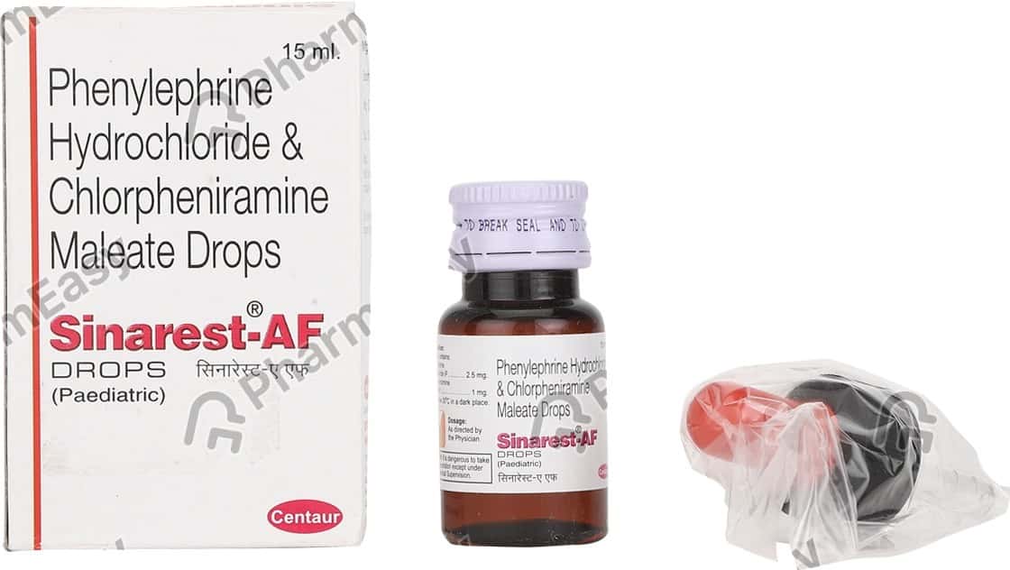 Sinarest Af Bottle Of 15ml Drops: Uses, Side Effects, Price & Dosage ...