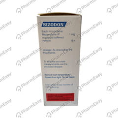 Sizodon 1 MG Oral Solution (60): Uses, Side Effects, Price & Dosage ...