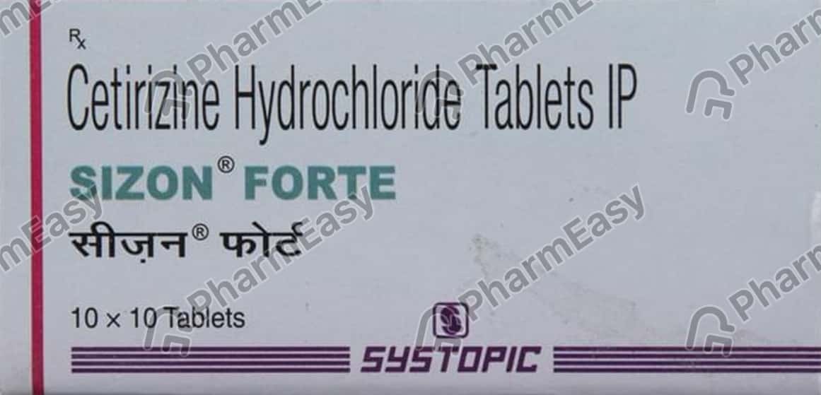 Sizon Forte 20 MG Tablet (10): Uses, Side Effects, Price & Dosage ...