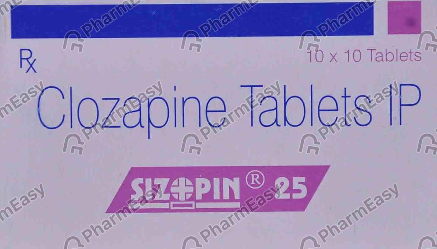 Sizopin 25 MG Tablet (10): Uses, Side Effects, Price & Dosage | PharmEasy