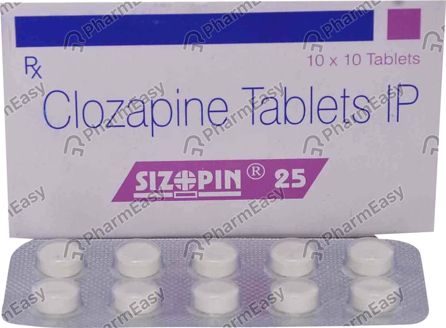 Sizopin 25 MG Tablet (10): Uses, Side Effects, Price & Dosage | PharmEasy