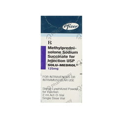 Buy Solu Medrol 125mg Injection Online at Flat 18% OFF* | PharmEasy