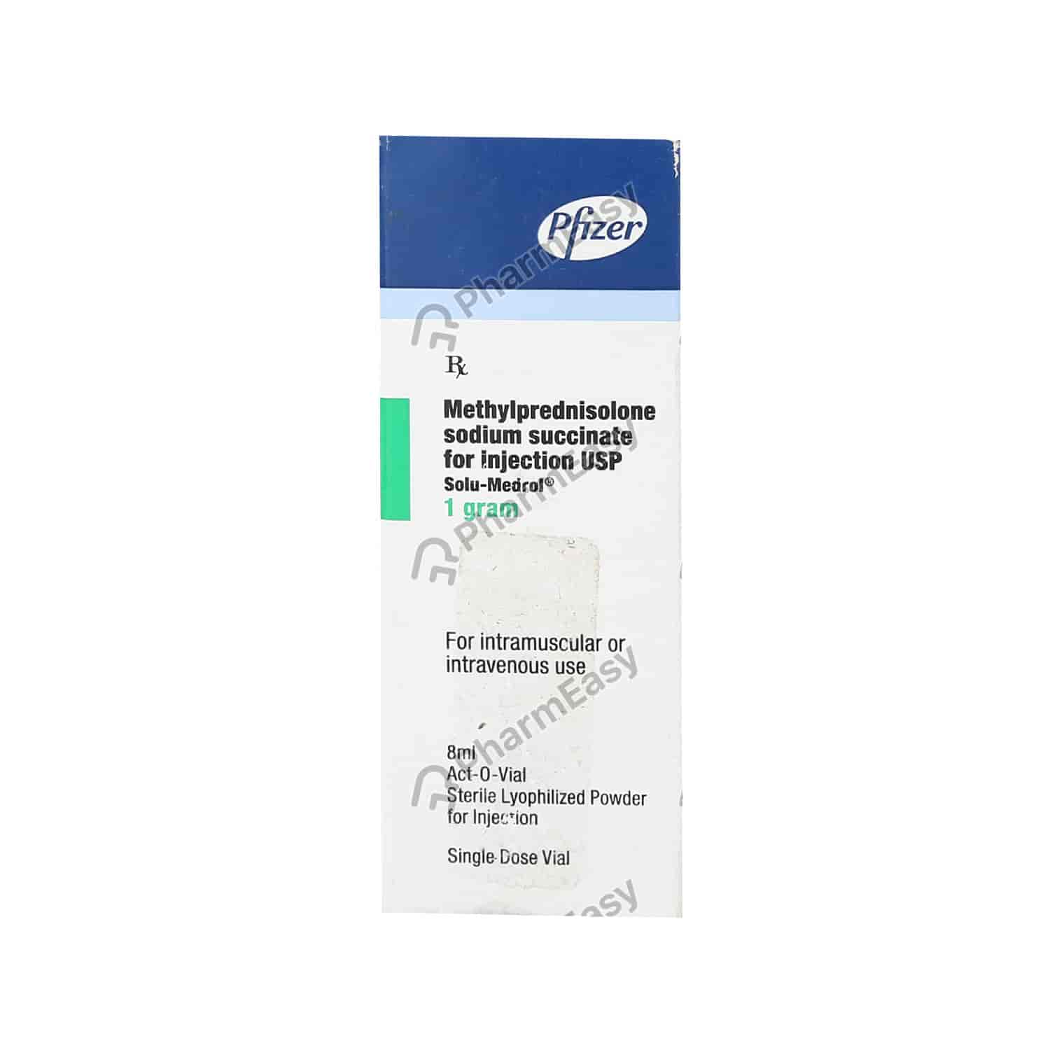 Buy Solu Medrol 1gm Injection Online at Flat 18% OFF* | PharmEasy