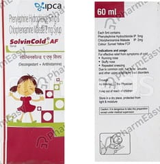Solvin Cold AF Syrup: Uses, Side-effects, Price, Dosage & More Info - PharmEasy