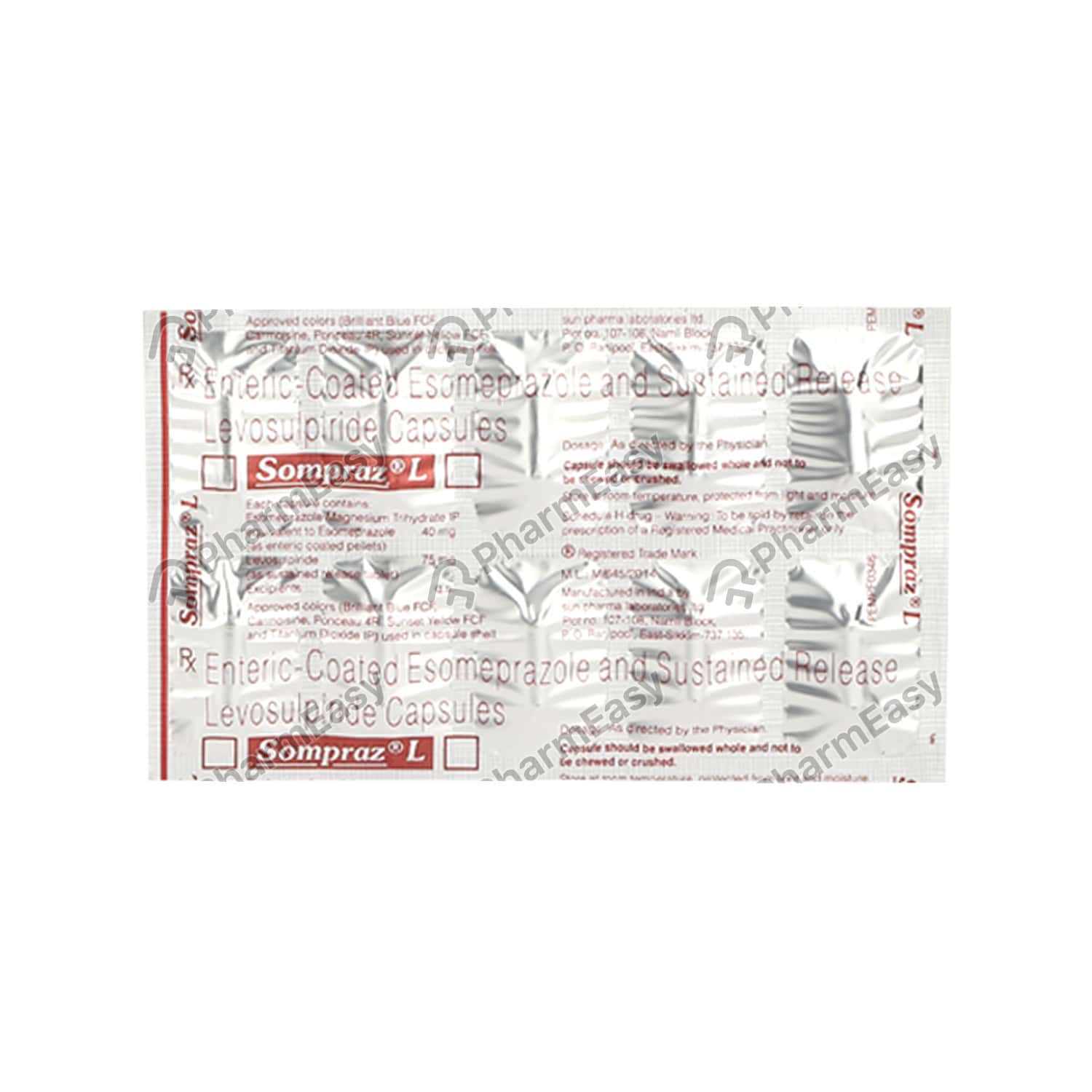 Buy Sompraz L Capsule Online at Flat 18% OFF* | PharmEasy