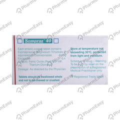 Sompraz 40 MG Tablet (10): Uses, Side Effects, Price & Dosage | PharmEasy
