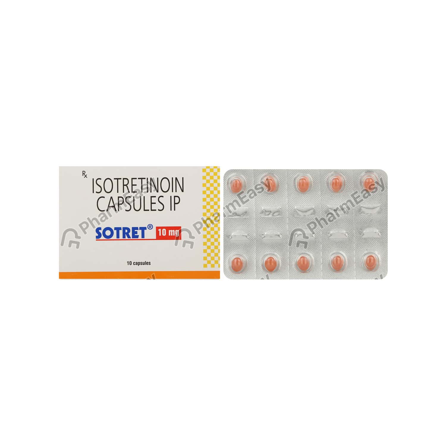 Sotret 10 MG Capsule (10) - Uses, Side Effects, Dosage, Composition ...