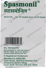 Spasmonil Tablet: Uses, Side-effects, Price, Dosage & More Info - PharmEasy