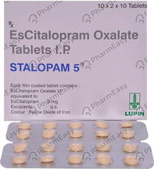 Stalopam 5 MG Tablet (10): Uses, Side Effects, Price & Dosage | PharmEasy