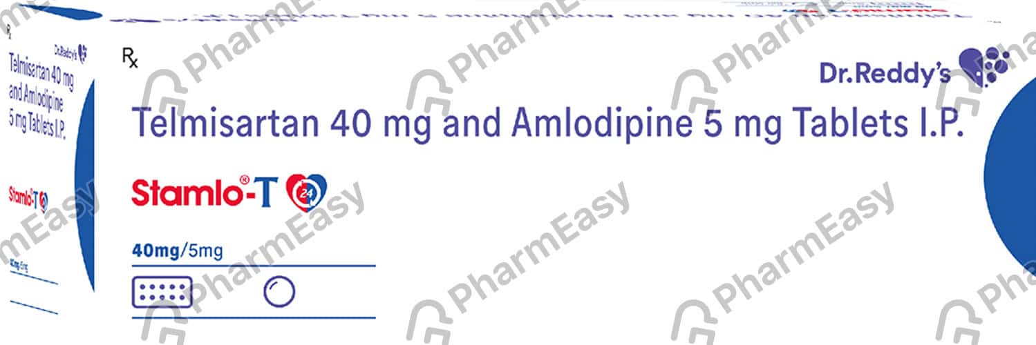 Stamlo T 40mg Strip Of 10 Tablets: Uses, Side Effects, Price & Dosage ...