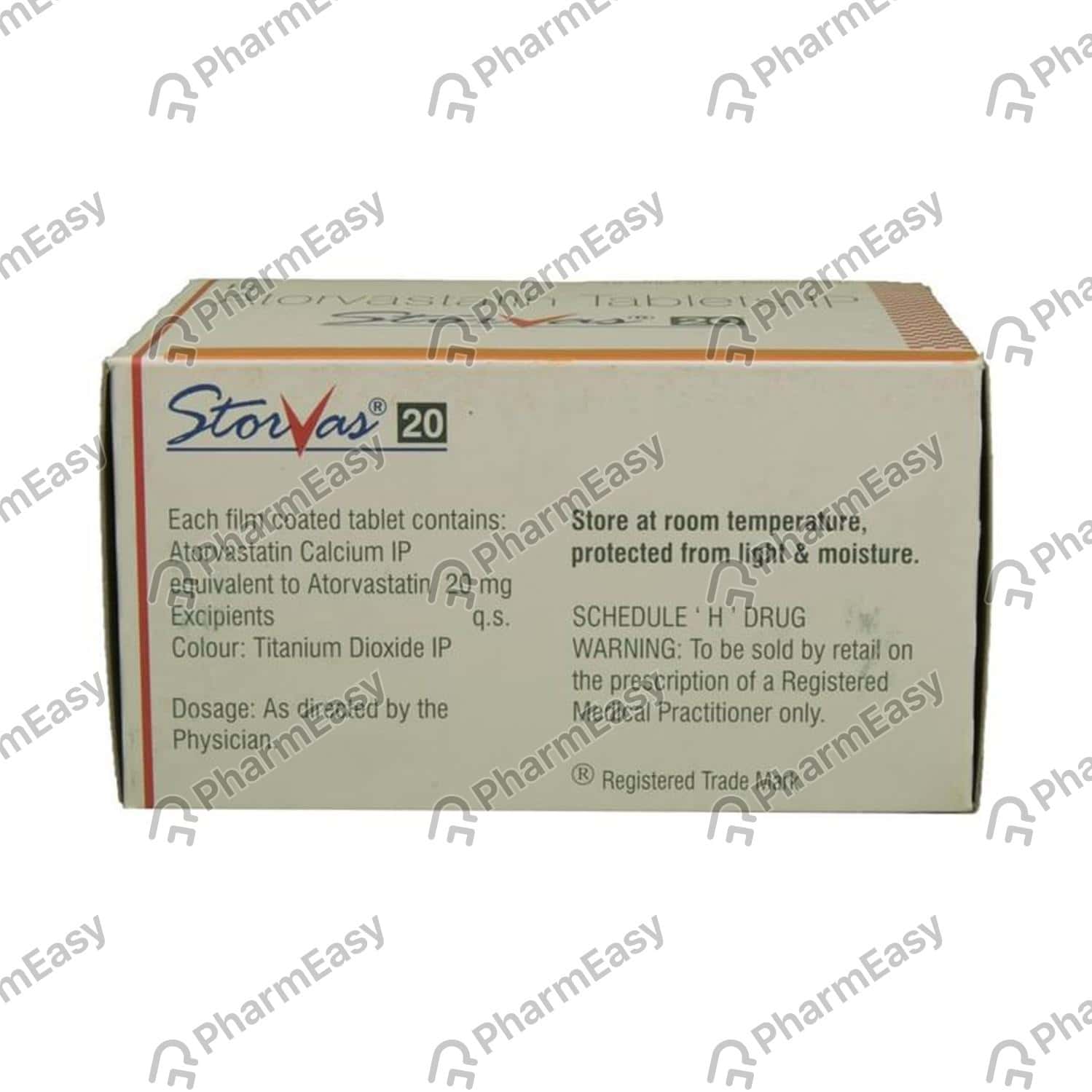 Storvas 20 MG Tablet (10): Uses, Side Effects, Price & Dosage | PharmEasy