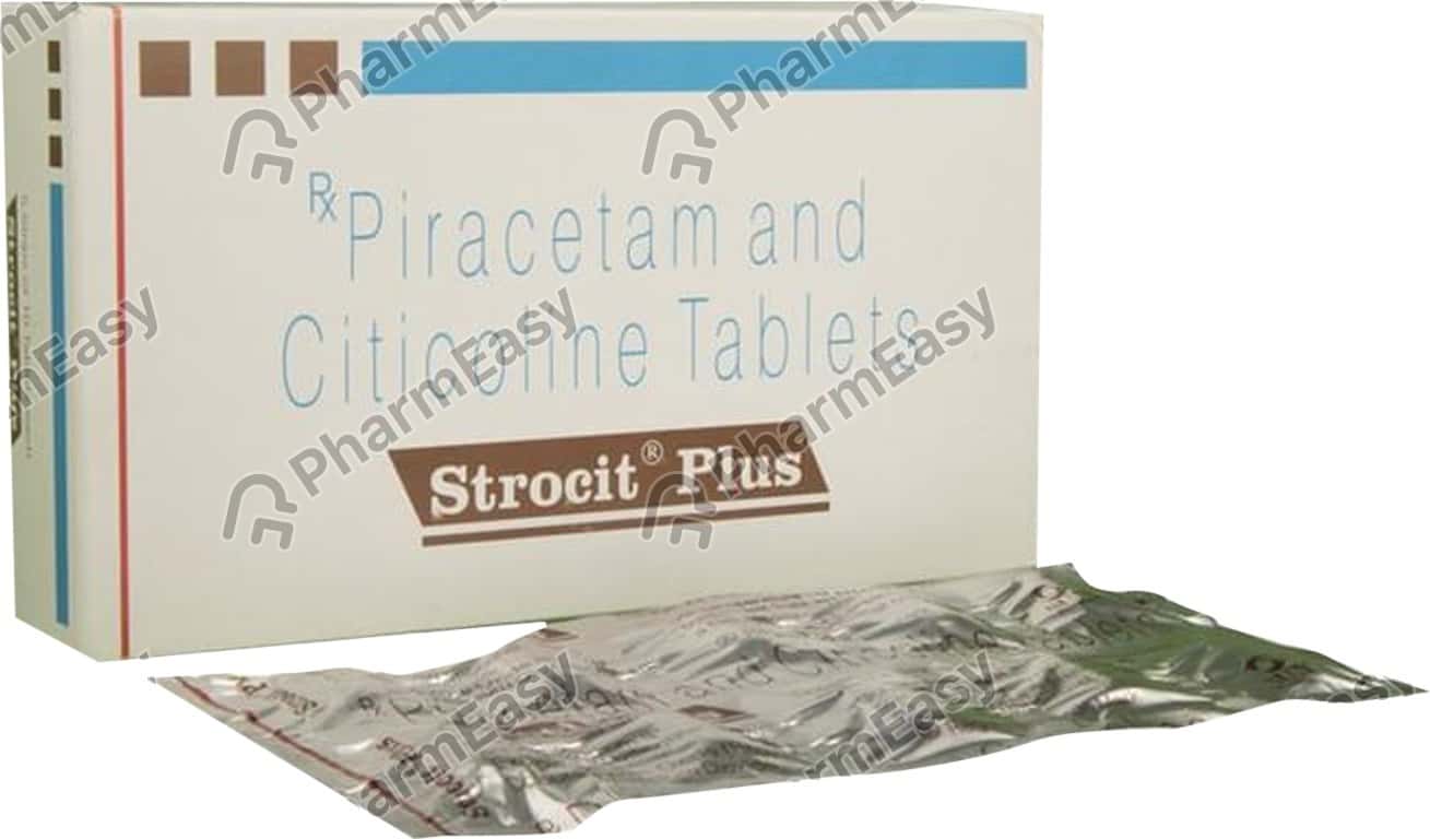 Strocit Plus Strip Of 10 Tablets: Uses, Side Effects, Price & Dosage ...