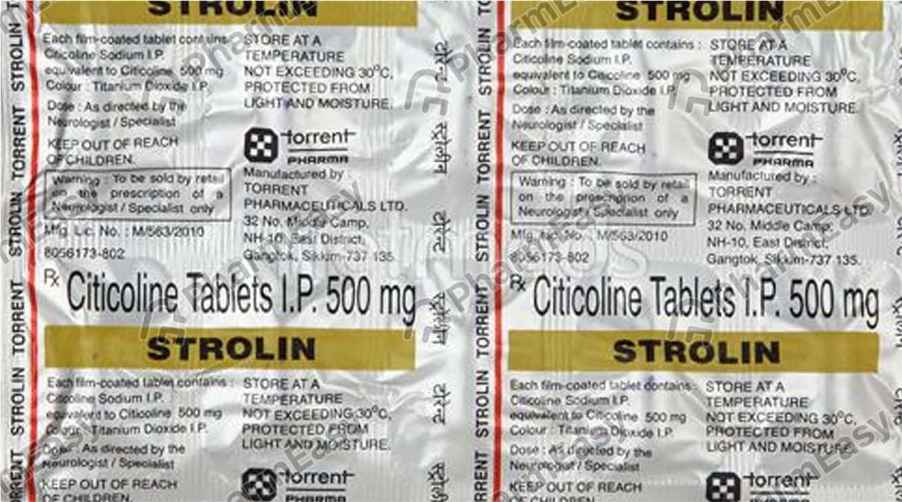 Strolin 500 MG Tablet (10): Uses, Side Effects, Price & Dosage | PharmEasy