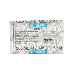 Buy Sucrafil 1 G Tablet (10) Online at Flat 18% OFF* | PharmEasy