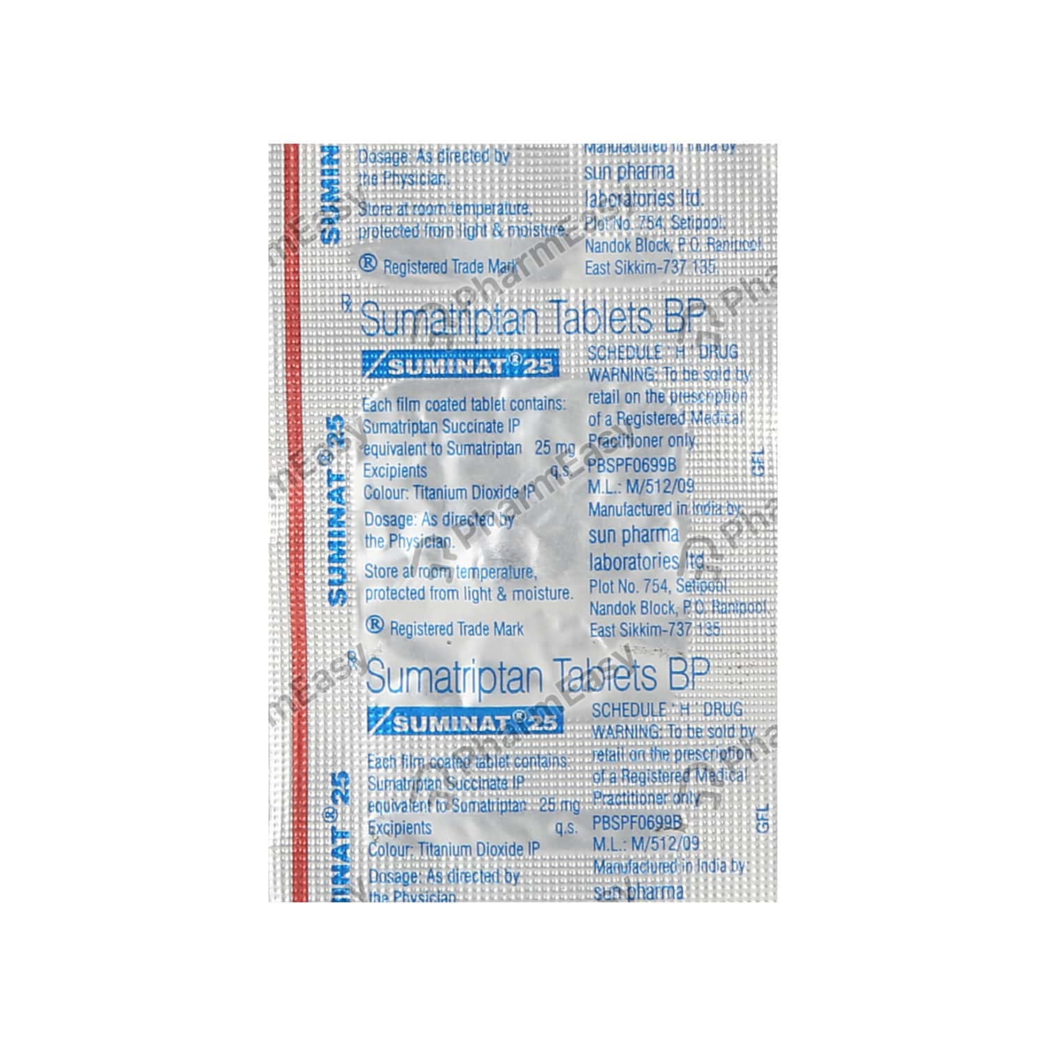 Buy Suminat 25 MG Tablet (1) Online at Flat 18% OFF* | PharmEasy