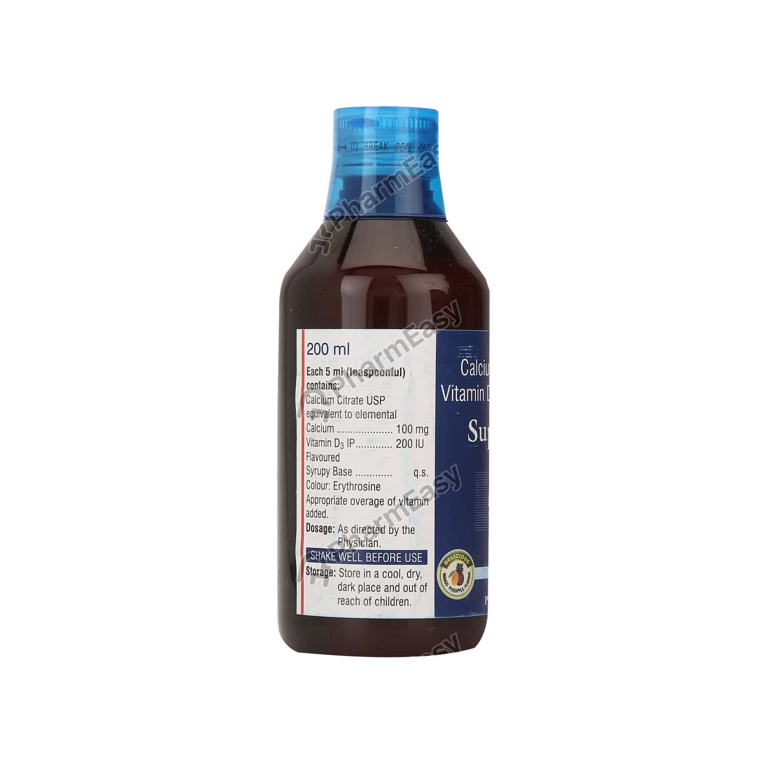 Supracal Mango Pineapple Flavour Bottle Of 200ml Suspension - Uses ...