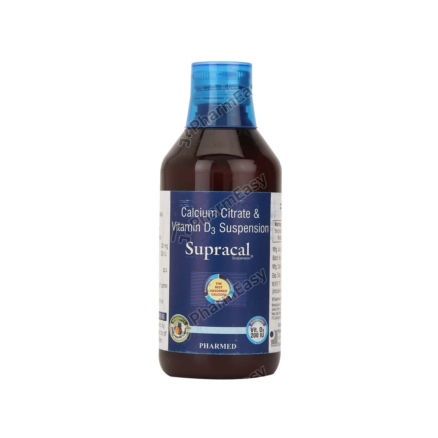 Supracal Mango Pineapple Flavour Bottle Of 200ml Suspension - Uses ...