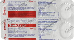 Swich 200 Tablet: Uses, Side-effects, Price, Dosage & More Info - PharmEasy