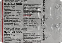 Sylate 500 MG Tablet (10): Uses, Side Effects, Price & Dosage | PharmEasy
