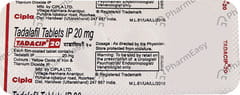 Tadacip 20 MG Tablet (4): Uses, Side Effects, Price & Dosage | PharmEasy