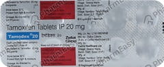 Tamodex 20 MG Tablet (10): Uses, Side Effects, Price & Dosage | PharmEasy