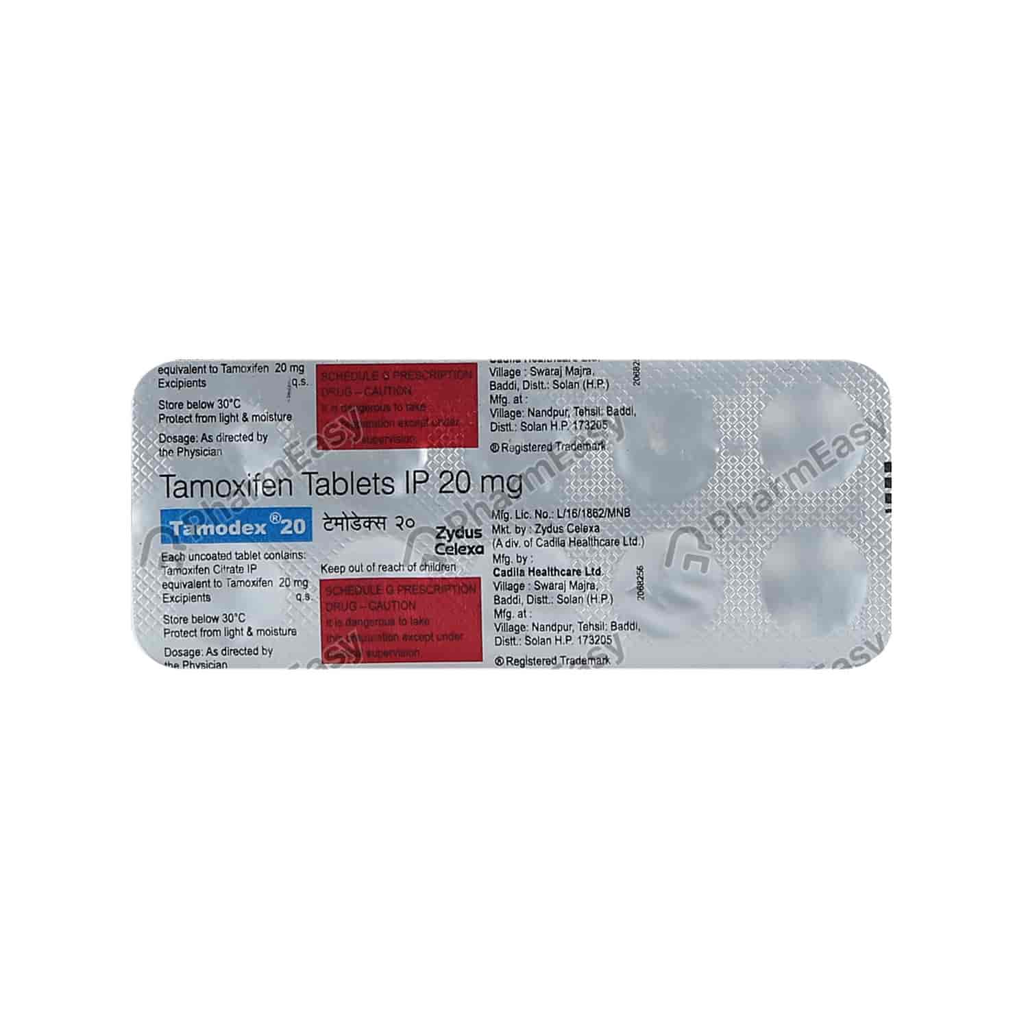Buy Tamodex 20mg Tablet Online at Flat 18% OFF* | PharmEasy