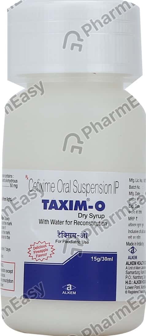 Taxim O 50 MG/5ML Dry Syrup (30): Uses, Side Effects, Price & Dosage ...