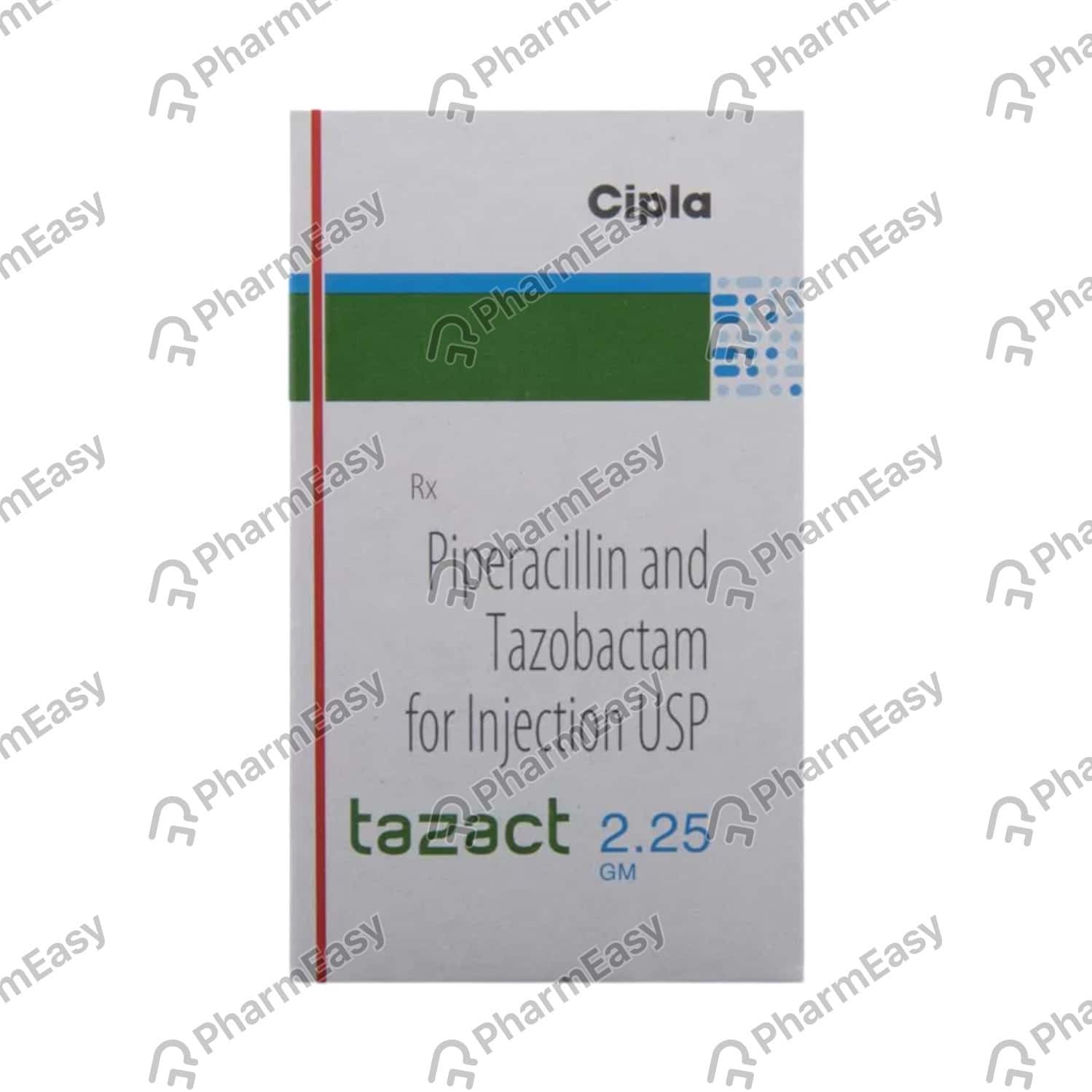 Tazact 2.25gm Dry Vial Of 1 Powder For Injection: Uses, Side Effects ...